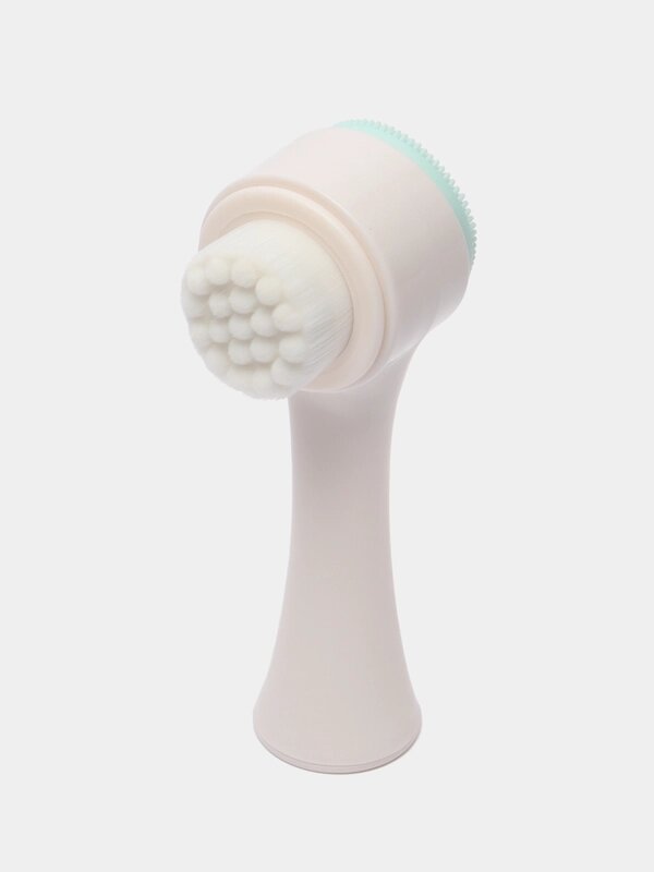 Щетка-массажер для чистки и умывания лица, двусторонняя