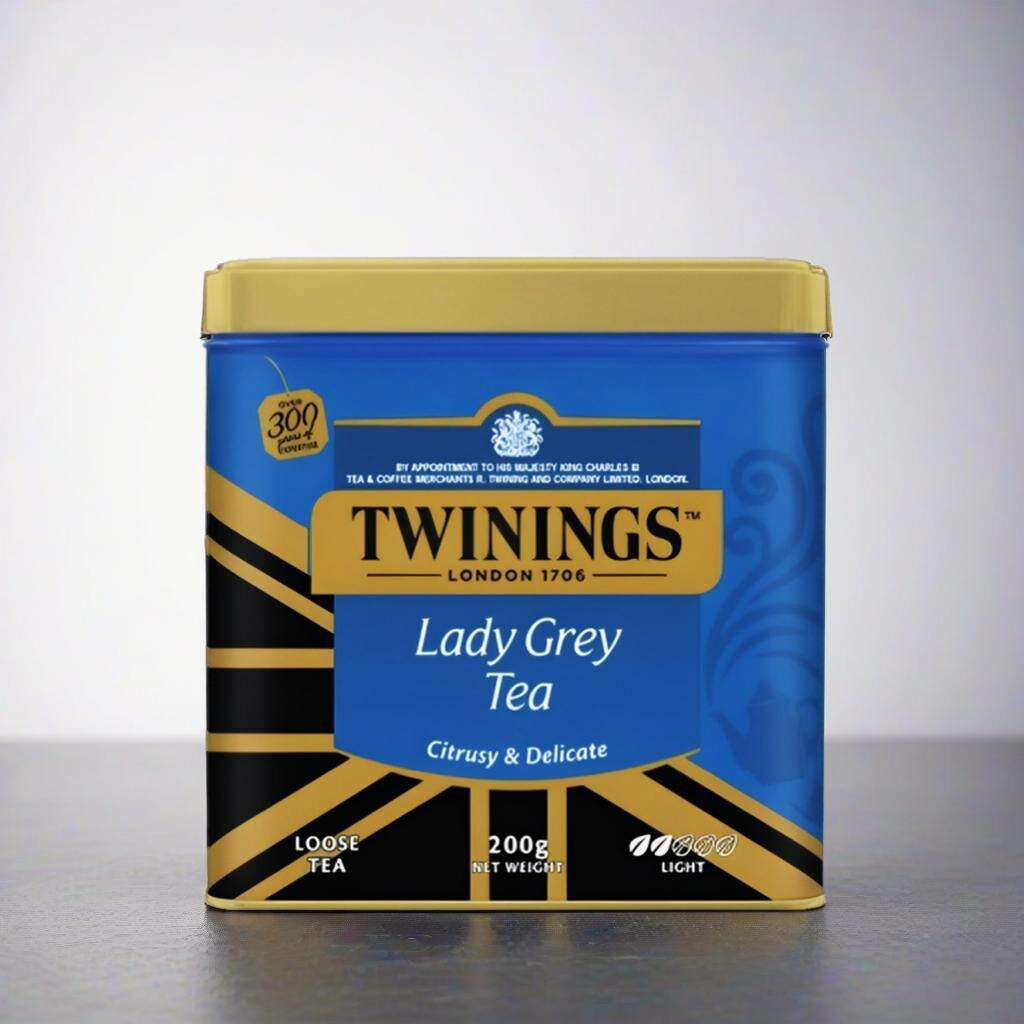 Черный листовой чай Twinings Lady Grey, 200 г. Original