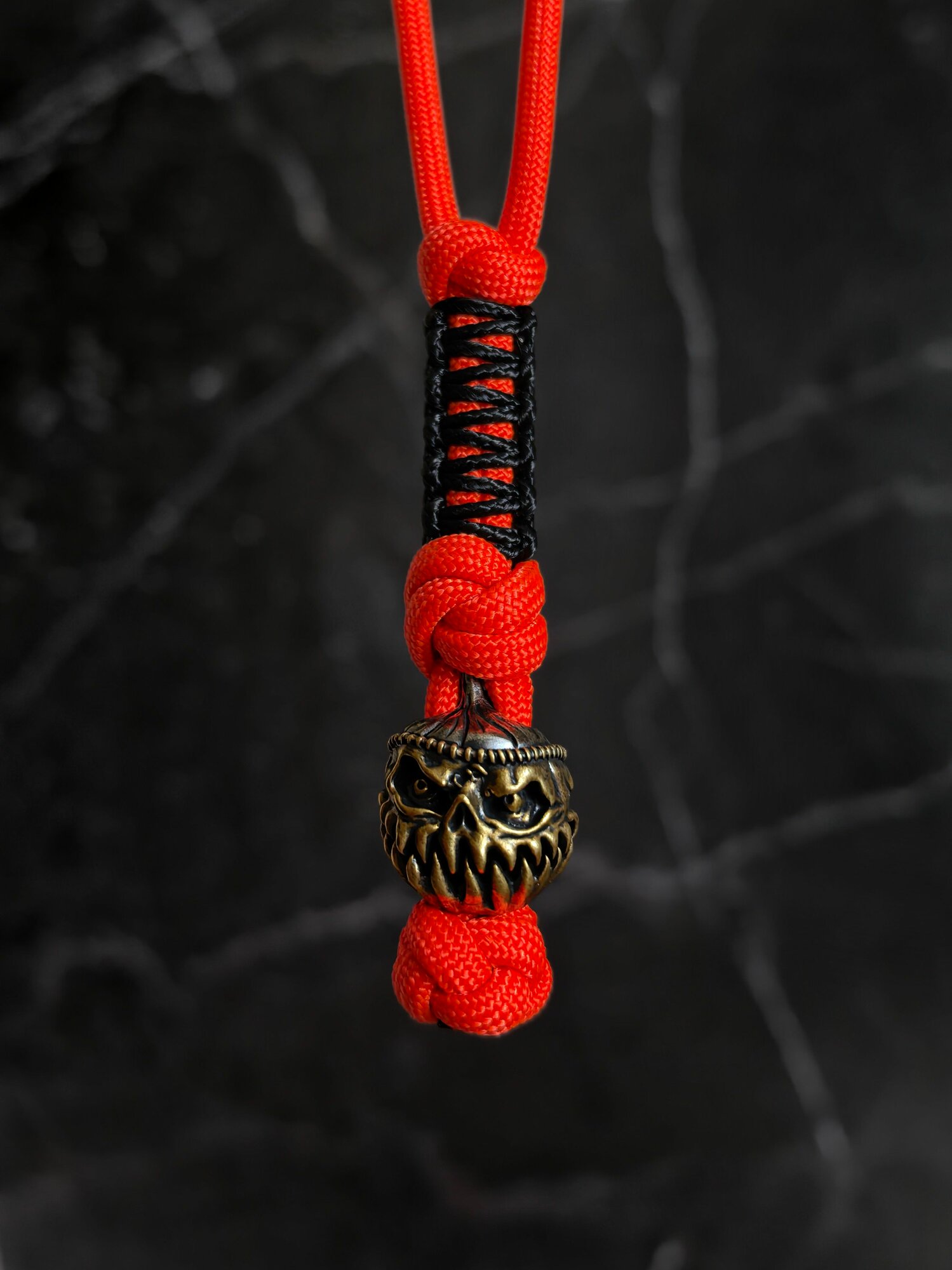 Темляк для ножа: "Halloween" тыква