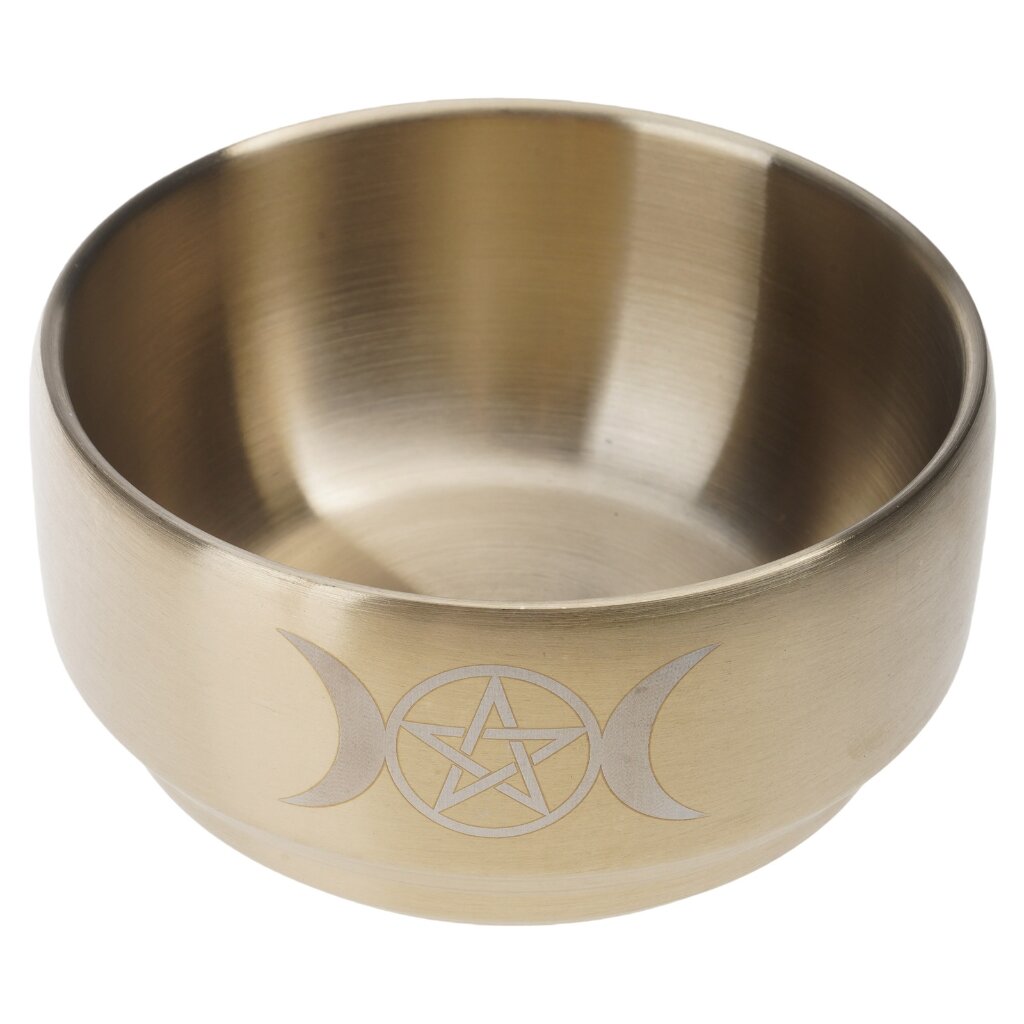 Алтарная Чаша Ритуа Золочение Посуды Церемония Лунного Гадания Астрологическая