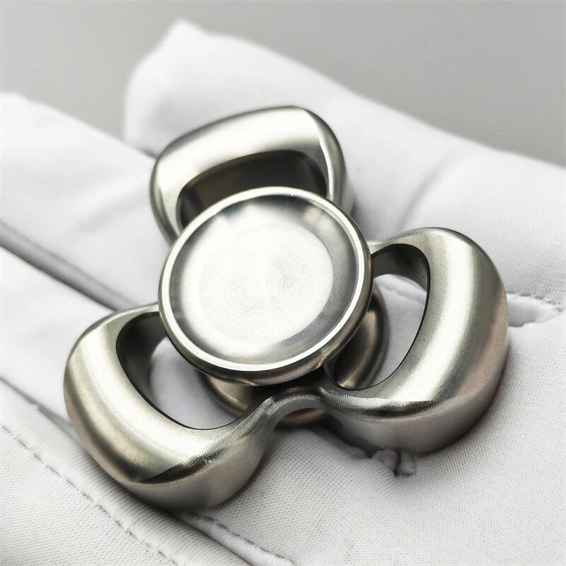 Серебряный металлический спиннер из нержавеющей стали