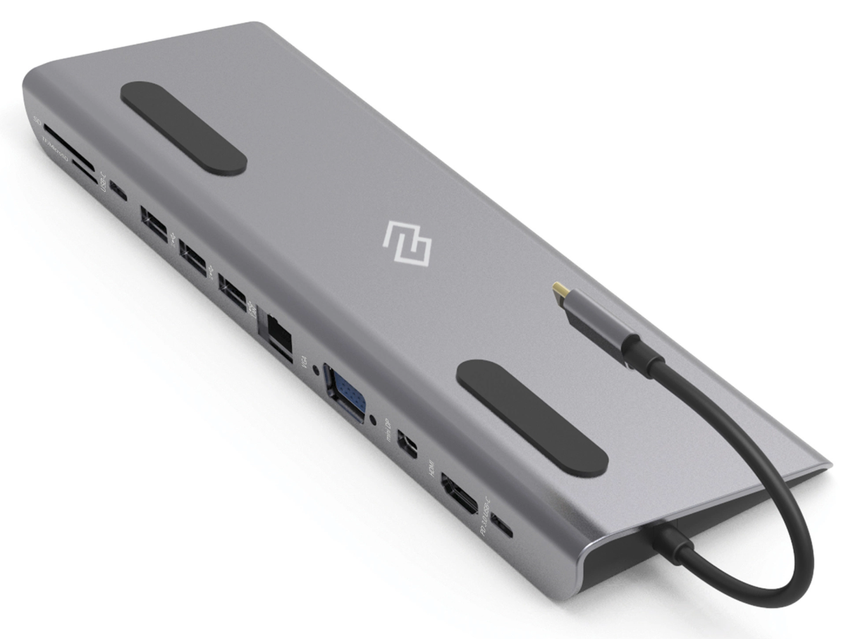 Док-станция Digma DS-990UCG, серебристый, стыковочная станция