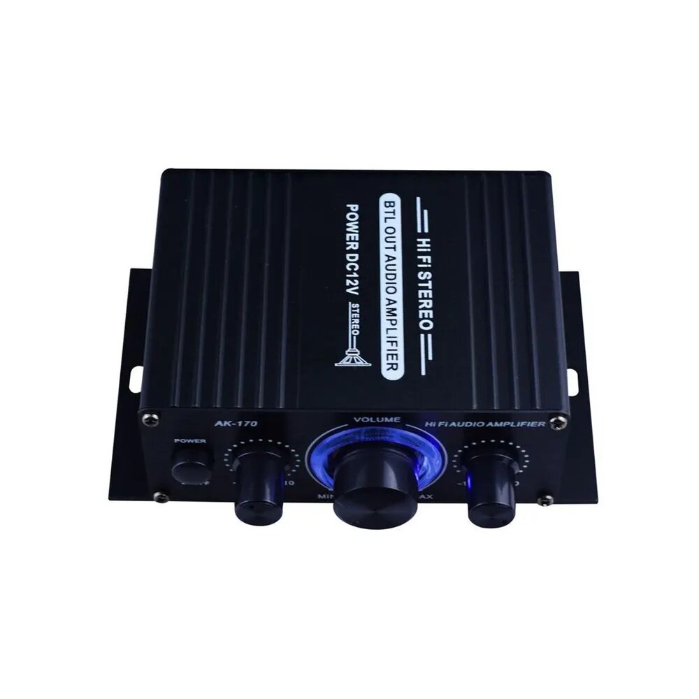 (O061)Усилитель мощности FM-радио Мини-усилитель 400 Вт Hifi Mini Hifi Audio Усилитель мощности Аудиоусилитель Ak170 Аудиоусилитель