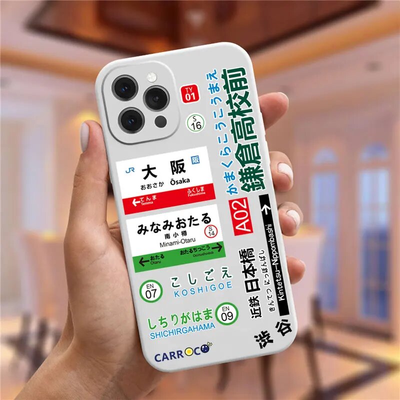 Модный японский чехол для телефона с этикеткой Токио Осака Канагава для A05684, For iPhone 13Promax