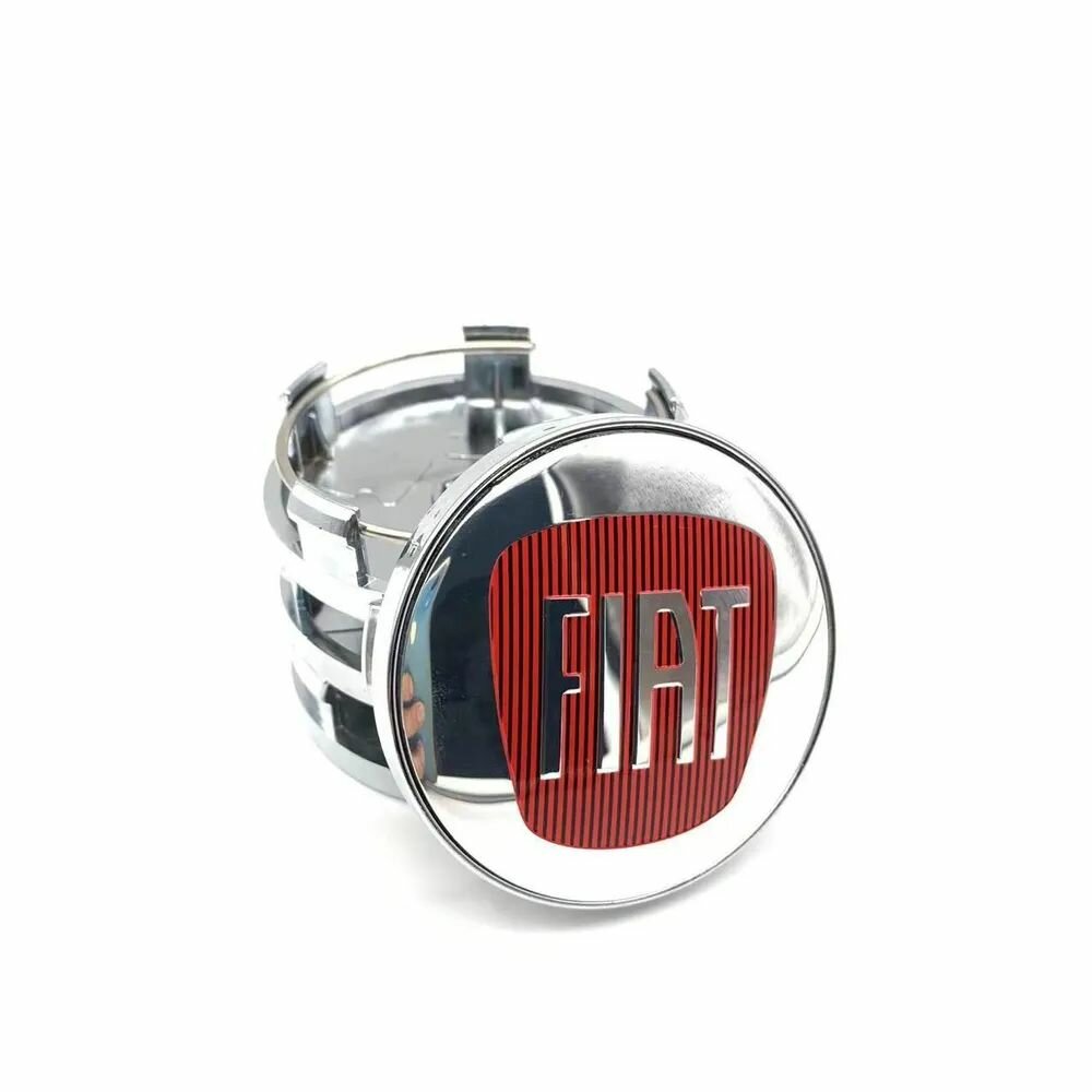Колпачки заглушки на литые диски FIAT 60/56/10 мм, 4 шт. На диск фиат влезут.
