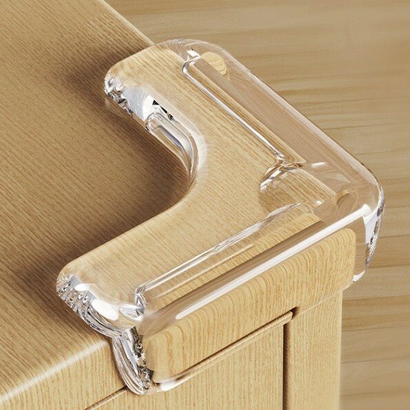 Детский прозрачный защитный уголок от ударов, защитный уголок для мебели, мягкая кромка для кофейного стола, ПВХ защитный чехол