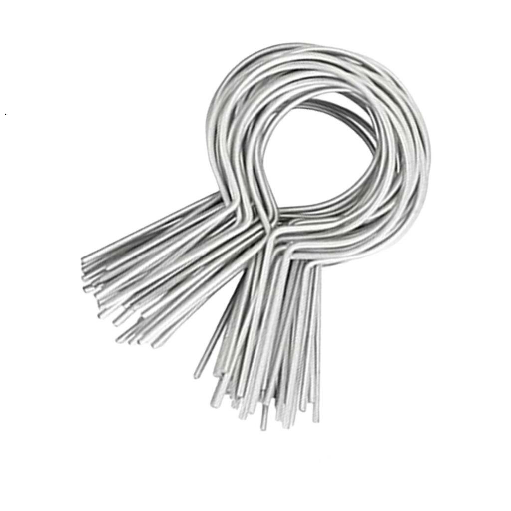 Портативные стяжки для сетки-рабицы, 100 шт, Проволочная стяжка для круглого забора