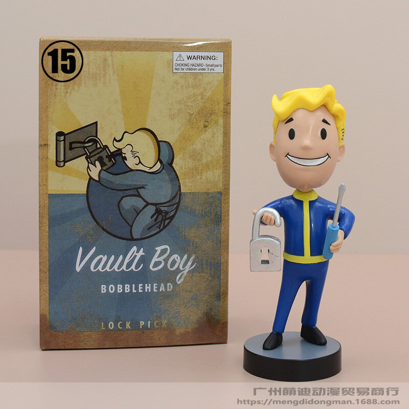 Фигурки Fallout 7 Fallout Boy, набор фигурок Vault Boy 1-го, 2-го, 3-го, 4-го поколения в коробке