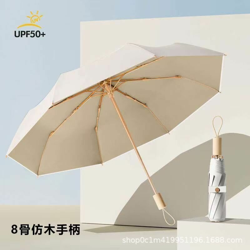 Большой зонт, сверхбольшой и толстый, ветроустойчивый и солнцезащитный, двойного назначения для солнца и дождя, женский зонт с защитой от УФ-излучения, оптовая продажа