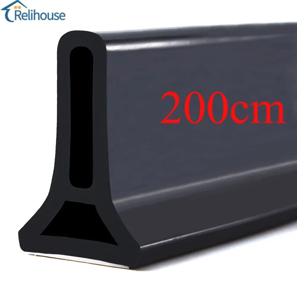 Силиконовый сгибаемый водяной барьер для душа, удерживающая полоса для воды для ванной комнаты, барьер для стиральной машины