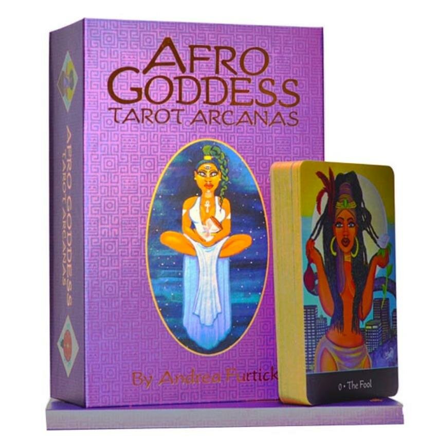 Карты Таро "Afro Goddess Tarot Arcanas Cards" US Games / Афро-Богиня, Карты Таро, Арканы 65624