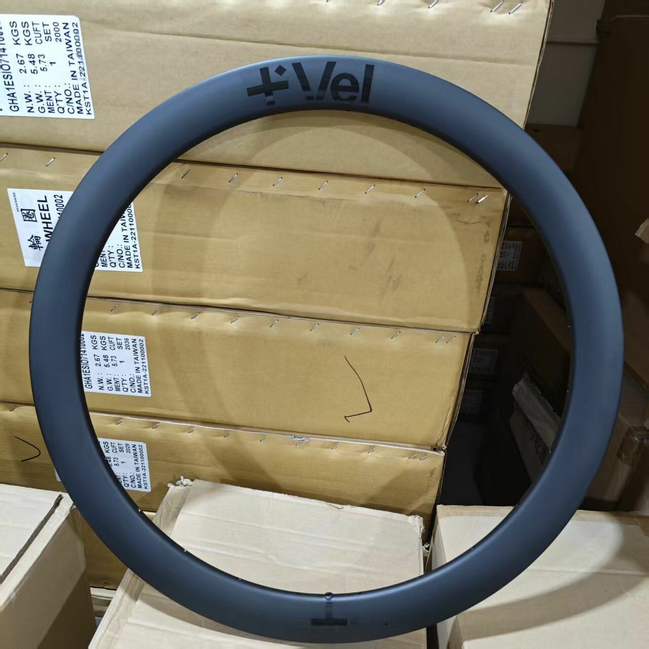 Vel, карбоновый обод, 700C, Высота обода 50 мм, 450 г 24H, дисковый тормоз 1 PCS