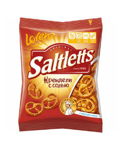 Мини-крендельки с солью Saltletts классические 60гр*8шт