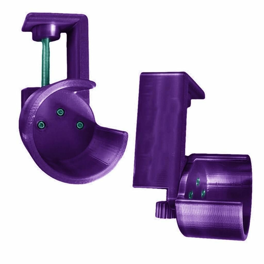 Подставка для художественных валиков с регулируемыми креплениями, Фиолетовый цвет