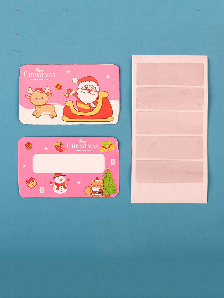 Рождественские скретч-открытки, интерактивные карточки для детей и родителей, новогодняя лотерея, поздравительные открытки и призы для школьников