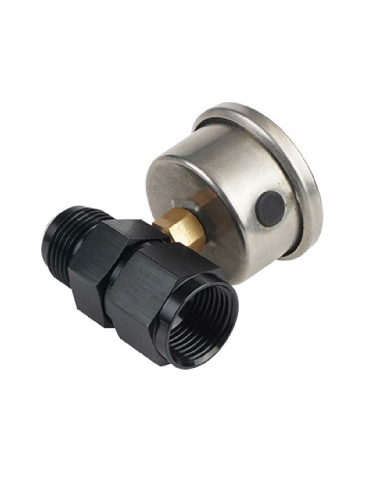 Манометр давления масла 1/8 "NPT Манометр жидкости для автомобильного топлива 0-100PSI