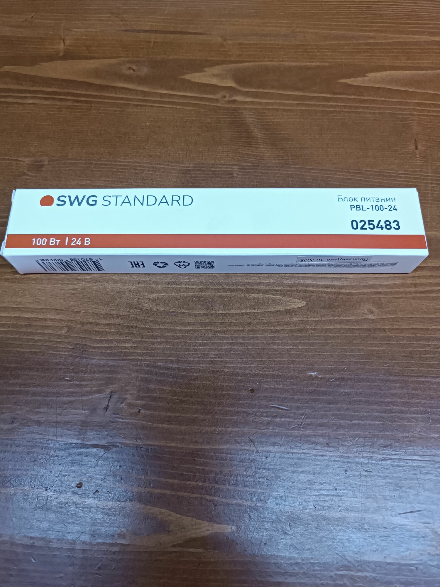 Блок питания SWG, PBL-100-24, 100Вт, 24В, IP20