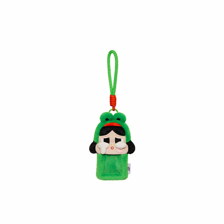 Плюшевый держатель для карт унисекс POP MART CRYBABY Tears Factory Collection, Confirmed-Crying Frog (Open)