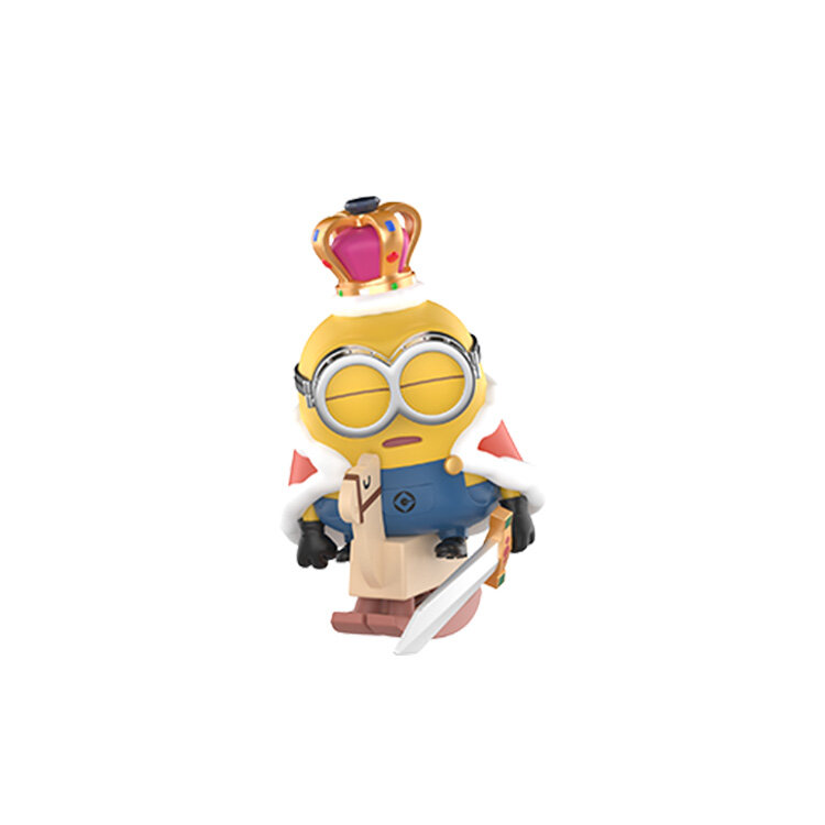 Фигурка унисекс POP MART Minions Коллекция Ленивый День Набор Секретных Коробок, Confirmed-I Don't Care (Open)
