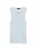 Топ Prada Contrast-trim tank top, размер 50, blue