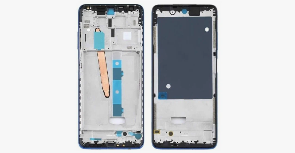 Дисплейная рамка для Xiaomi Poco X3 NFC/X3 Pro (M2007J20CG/M2102J20SG) Синий