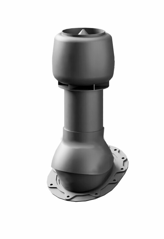 Комплект вентиляции скат технониколь 125/160 Серый для металлочерепицы