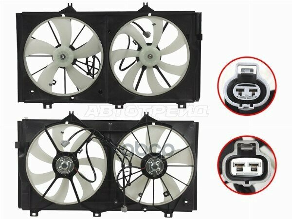 Диффузор Toyota Camry Europe/Russia (XV40) 06-11 / Lexus ES 06-12 Sat арт. ST-59-0060