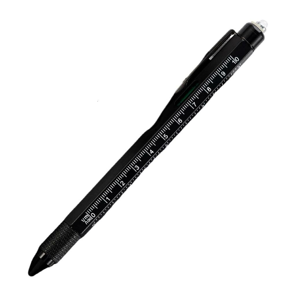 Многофункциональная отвертка-ручка 7 в 1, Черный