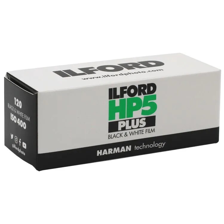 Ilford HP5 PLUS 400 120 кинопленка, Черно-белая пленка