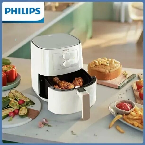 Philips Аэрогриль HD9200, белый, розовый