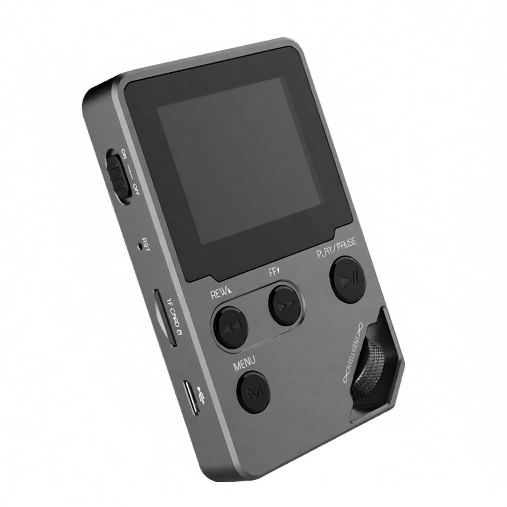 Цифровой аудиоплеер HiFi Lossless Music BT HIFI Portable MP3 Player 1.8" TFT Дисплей 60 часов Портативный аудиоплеер Model Option A (Standard)/B(BT) Expansion Card 8G/16G/32G Материал Цинковый сплав Аудиоформаты MP3 WAV APE FLAC Время зарядки 5 часов