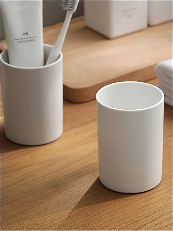 Стильный стакан для зубных щеток и пасты — дизайнерский набор для ванной, трендовая новинка