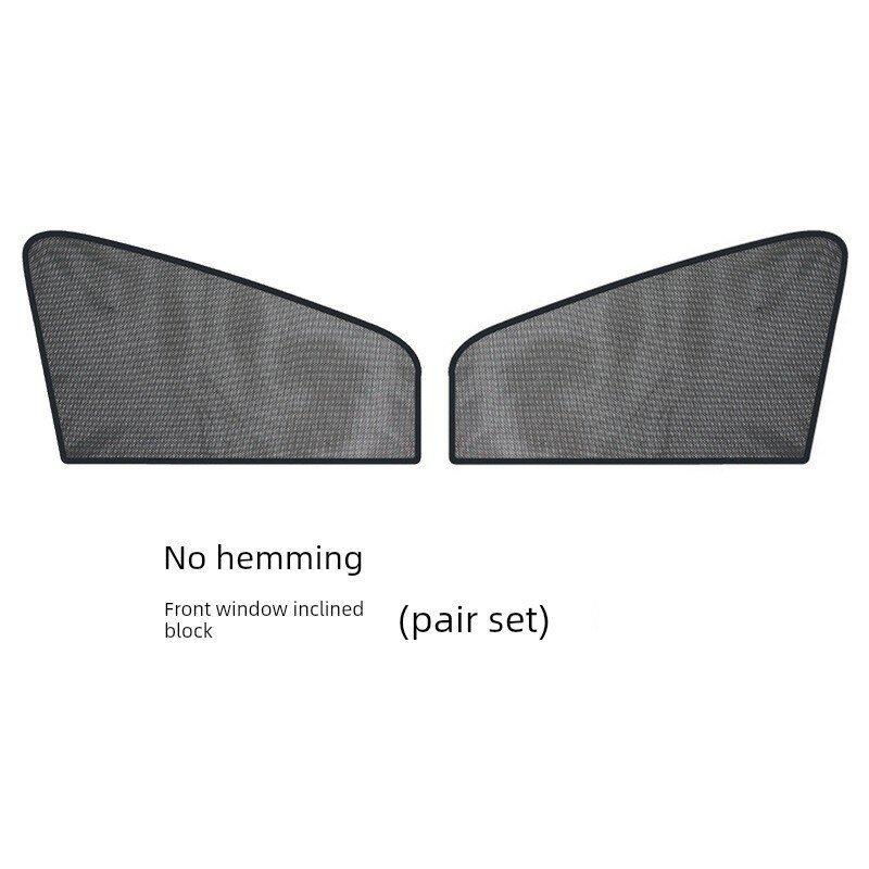 Магнитная сетка-шторка для автомобиля, защита от солнца, теплоизоляция, универсальная, дышащая, для лета Незашитый