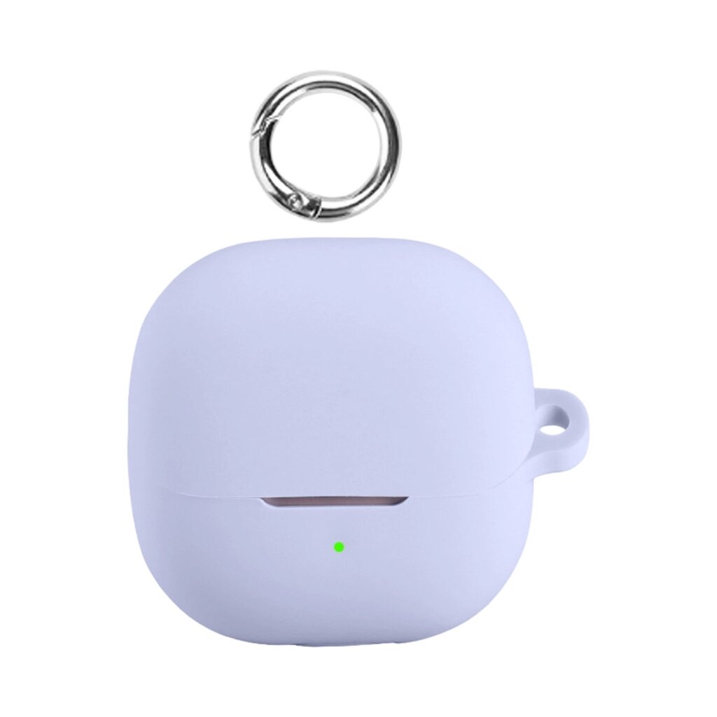 Силиконовый защитный чехол для наушников Xiaomi Buds 6 — фиолетовый.