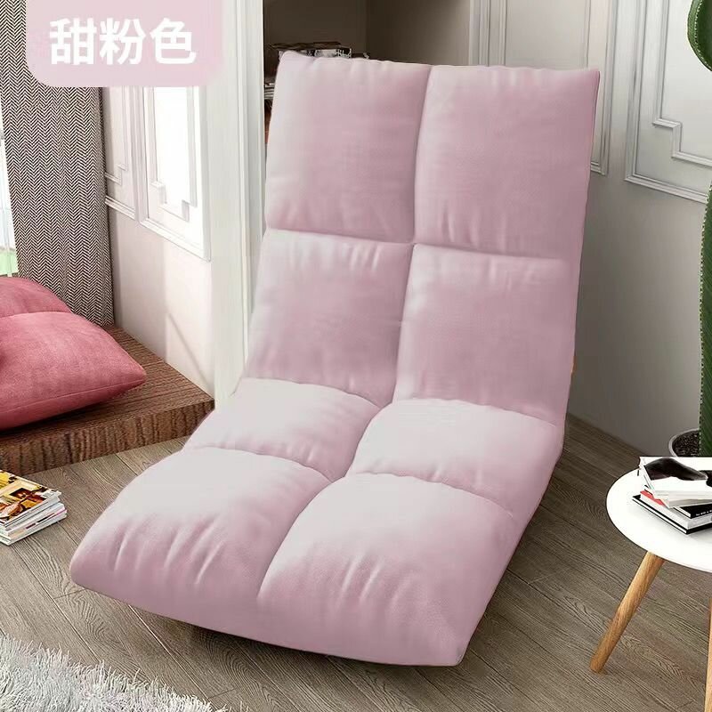 Ленивый диван татами, односпальная складная кровать, спинка, сиденье, студенческий раскладной балконный стул, односпальный реклайнер с подушкой