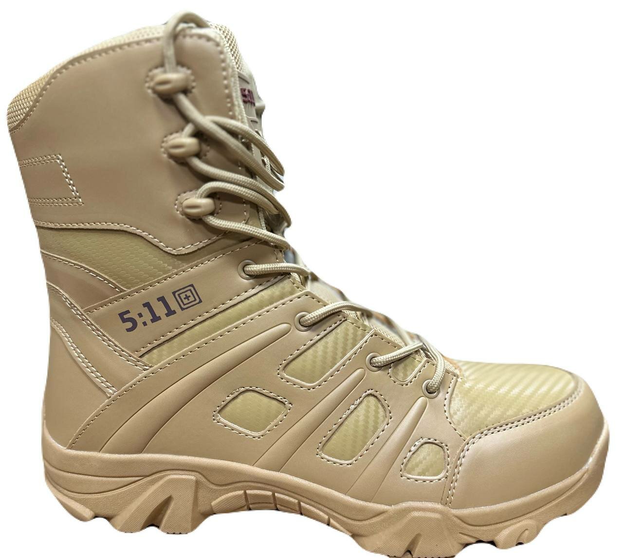 Полуботинки берцы / Ботинки мужские демисезонные кожаные тактические (Берцы) 5.11с