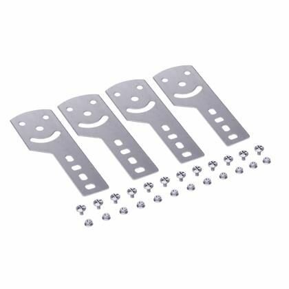 Пластины крепежные DKC GSV H80, 4 шт в комплекте, с крепежными элементами для монтажа