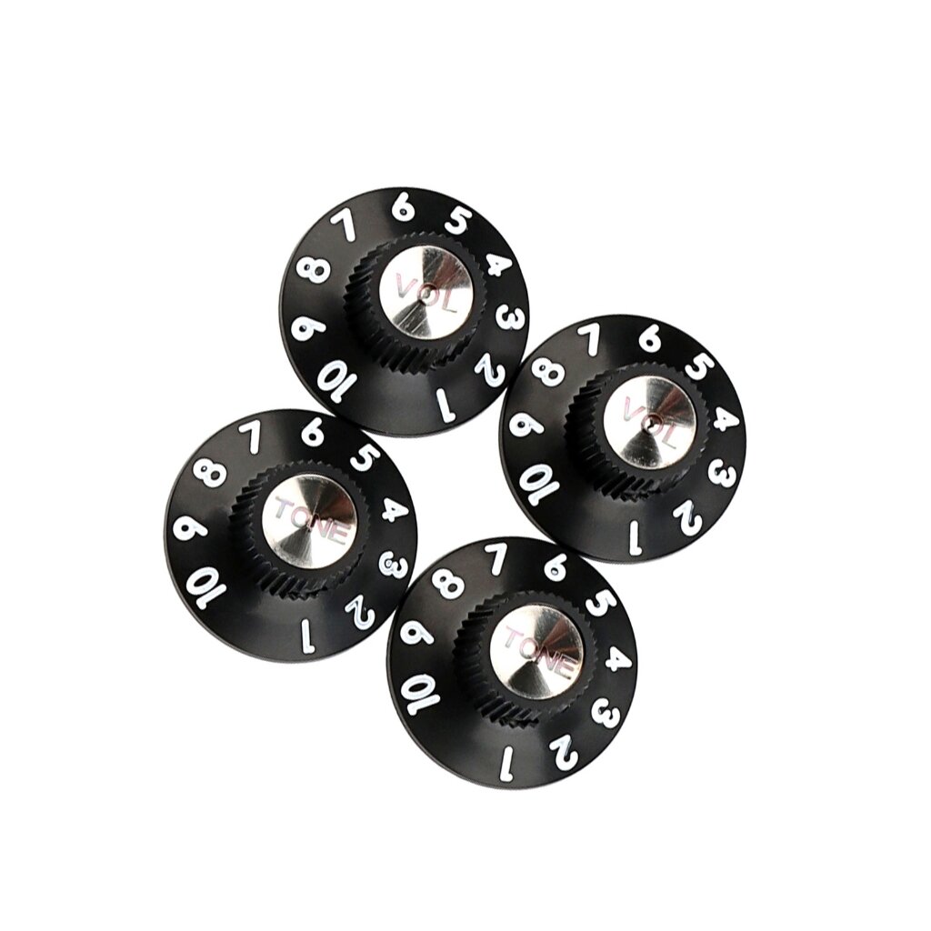 4шт Пластиковых Ручек Регулировки Громкости И тона Электрогитары, Простых в использовании