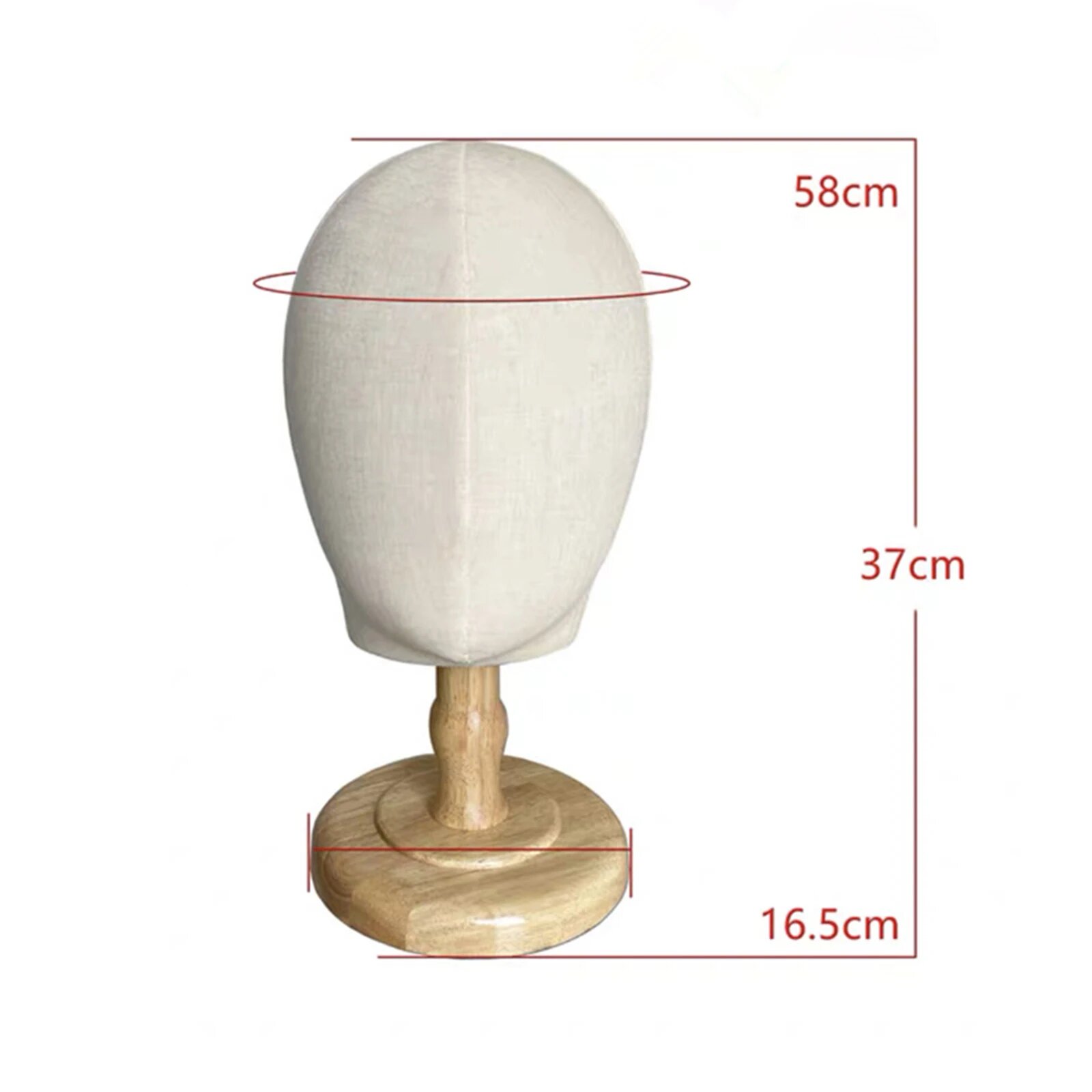 Подставка для парика для детей со съемной деревянной подставкой, многофункциональная голова манекена, держатель для шляпы, купольная модель головы для домашнего салона