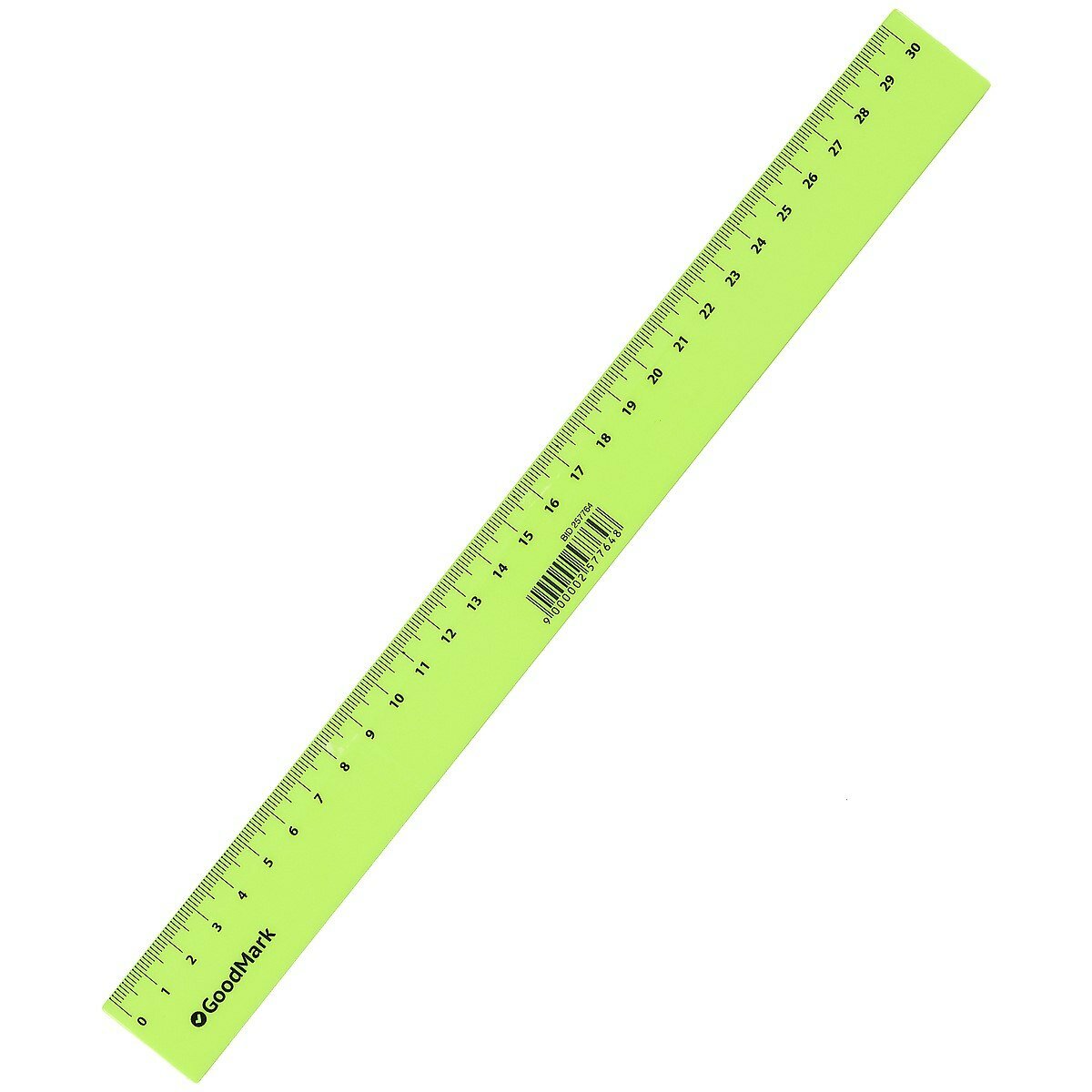 Линейка 30 см пластик, "Neon", GoodMark
