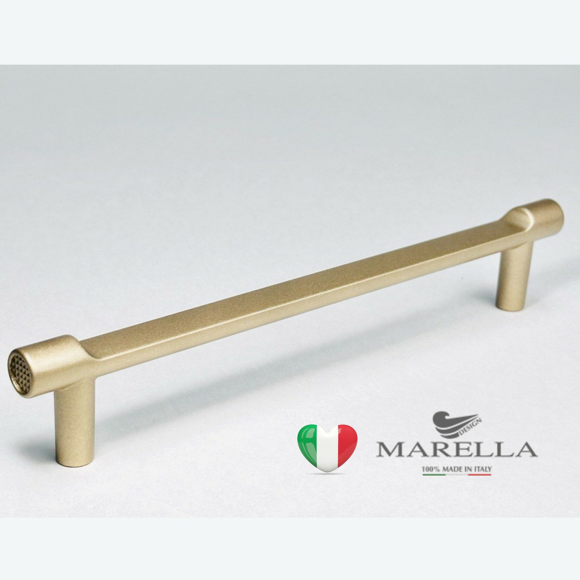 Ручка мебельная скоба Дива 160 мм ROBERTO MARELLA Матовое золото