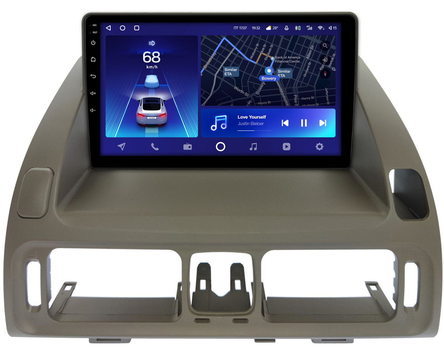 Штатная магнитола Toyota Progres 1998-2007 Teyes CC2 PLUS 6/128 9" RM-9-526 Android 10 (4G-SIM, DSP, QLed)