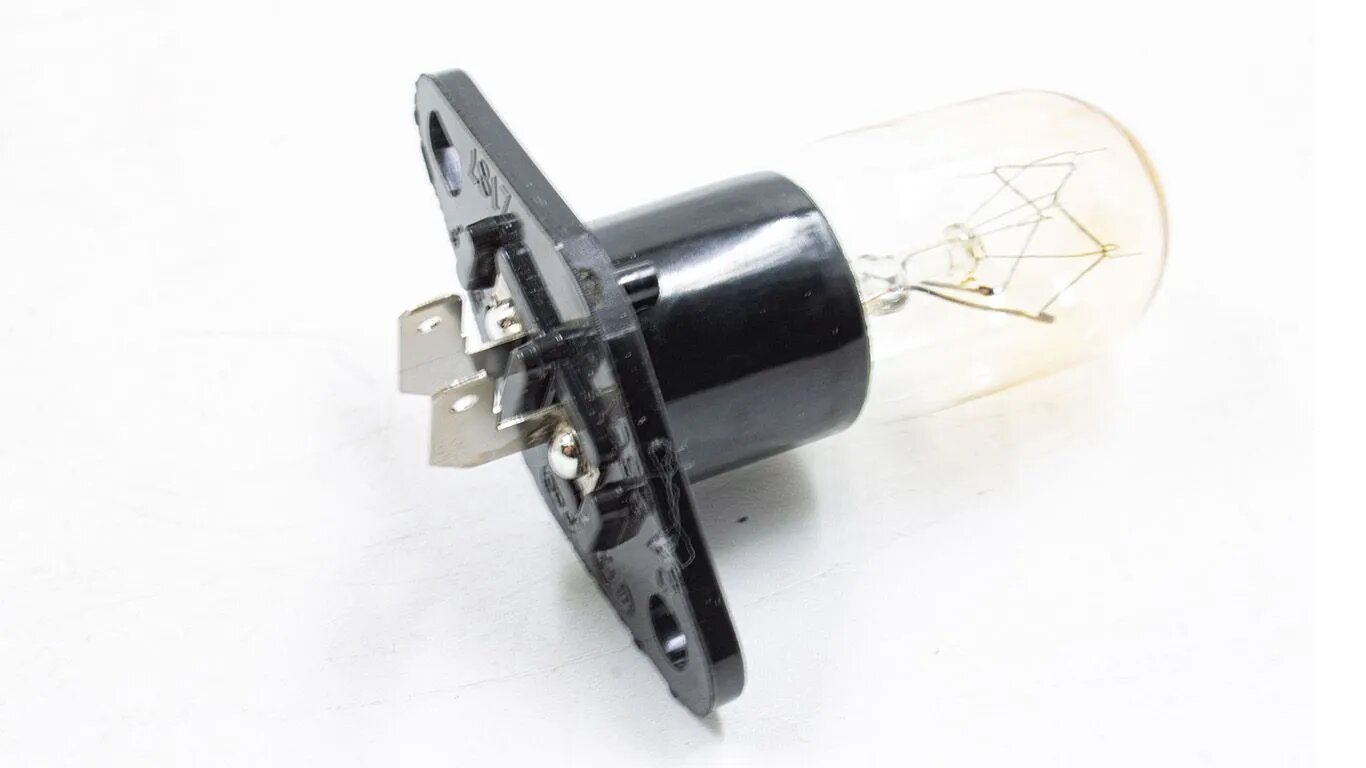 Лампа 20W для микроволновых печей Rolsen Supra LG Midea (контакты под углом)