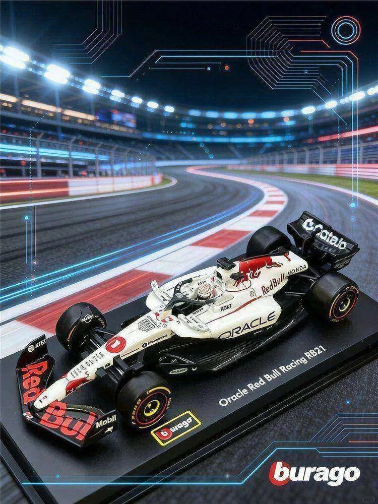 Новый в наличии Bburago 2025 F1 1/43 2025 F1 Sf-25 Leclerc Hamilton Rb21 Verstappen Mcl39 W16 Alloy Miniature car Model kid Toy