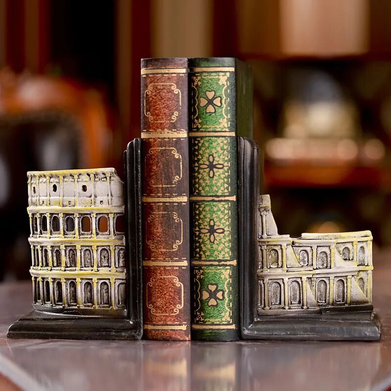 Подставка для книг Книжный стенд в стиле ретро, архитектурное украшение стола