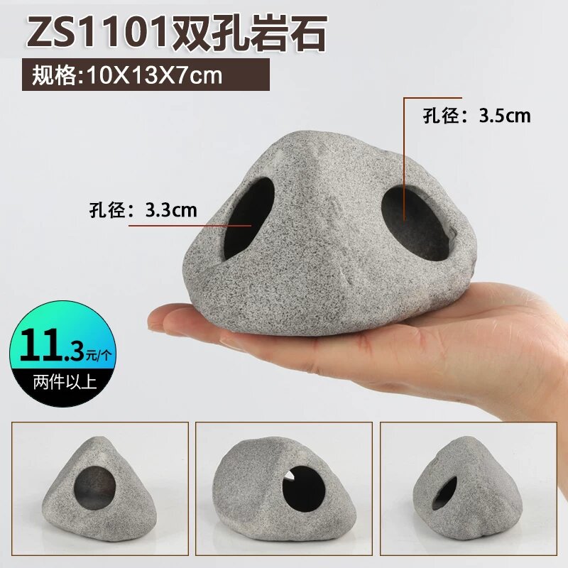 Керамическое укрытие для аквариума, домик для разведения креветок, гнездо для мелких рыб и креветок, маленькое