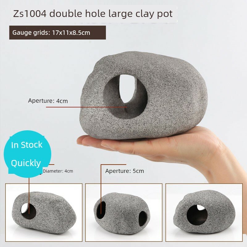 Керамический горшок-укрытие для аквариумного ландшафта, домик для рыб и креветок, укрытие для цихлид, мини-попугаев,