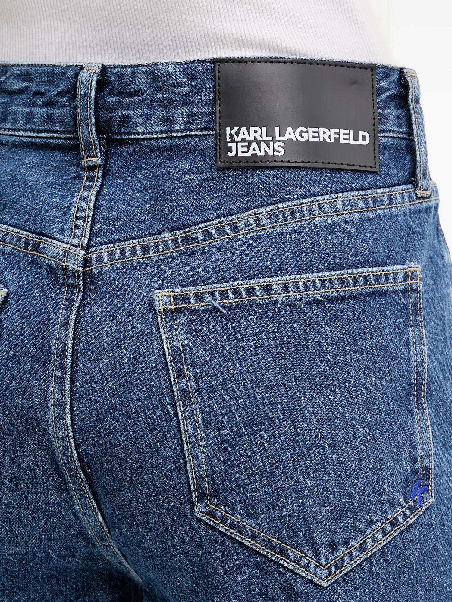 Джинсы KARL LAGERFELD JEANS Button-fly flared jeans, размер 27/30 — фото 1