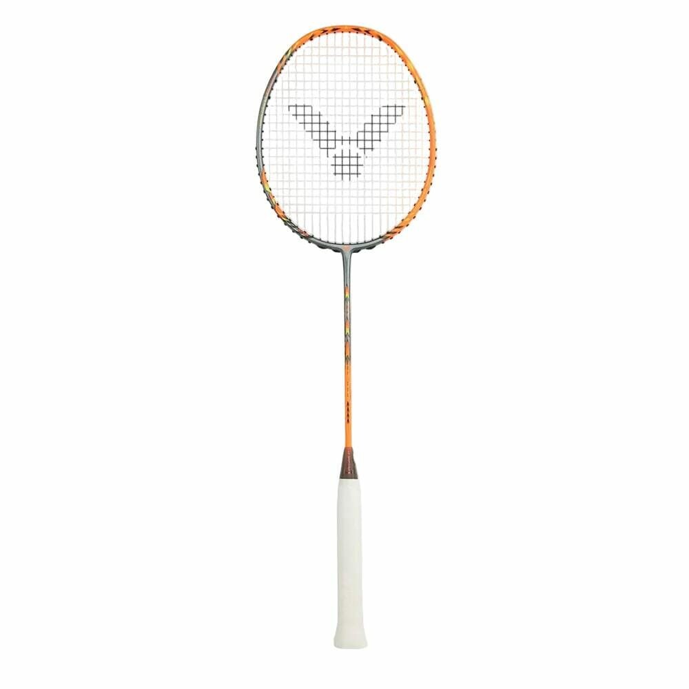 DECATHLON ракетка для бадминтона Decathlon Victor Thruster Rocket O, черно-оранжевый, вес 4u