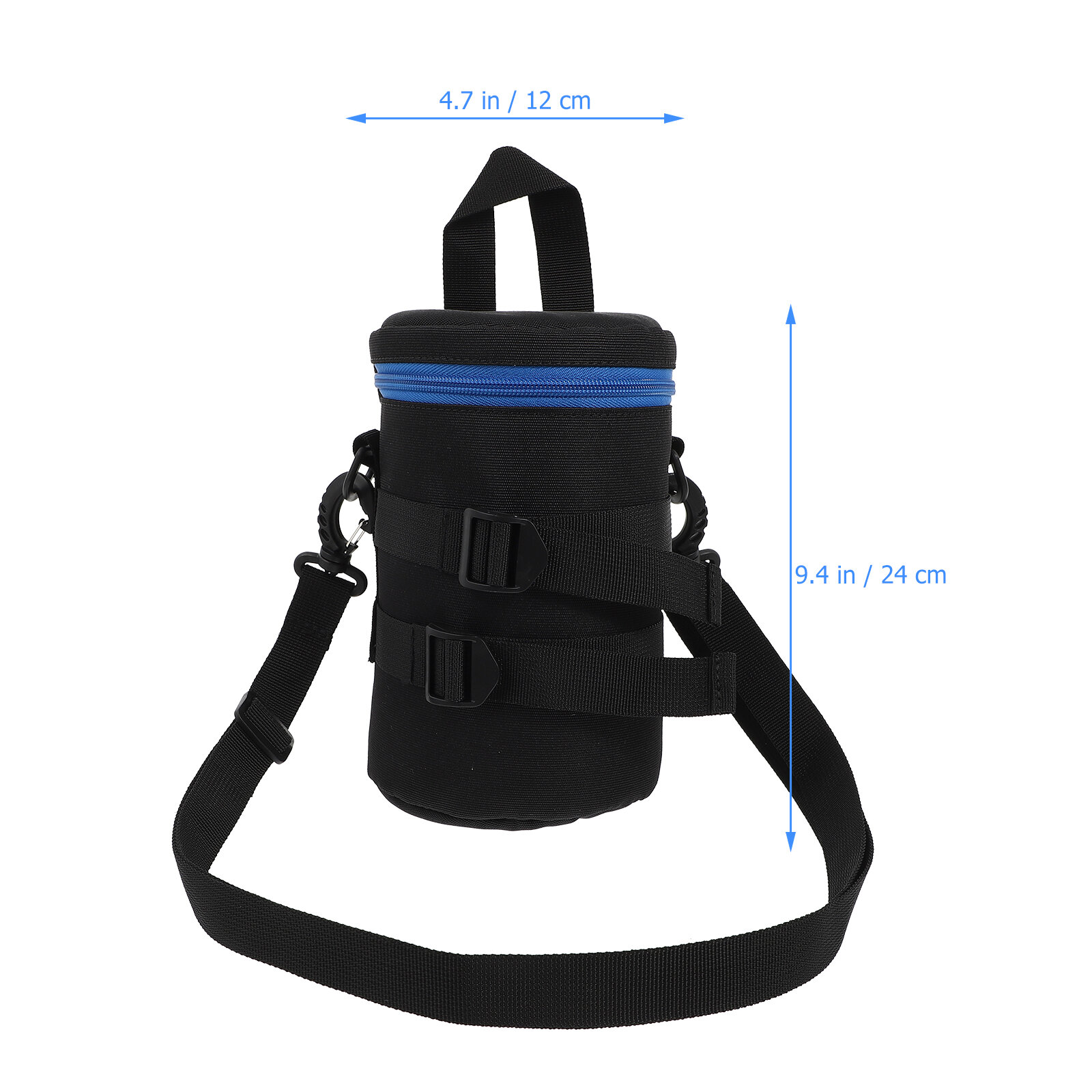 Черная Сумка Для Объектива Photo Accessory 1 Шт Размер 12x12x24cm